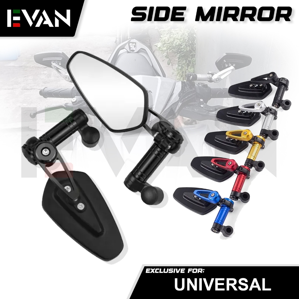 EVAN.PH Universal Side Mirror Full CNC Alloy Quality Made in Thailand ...