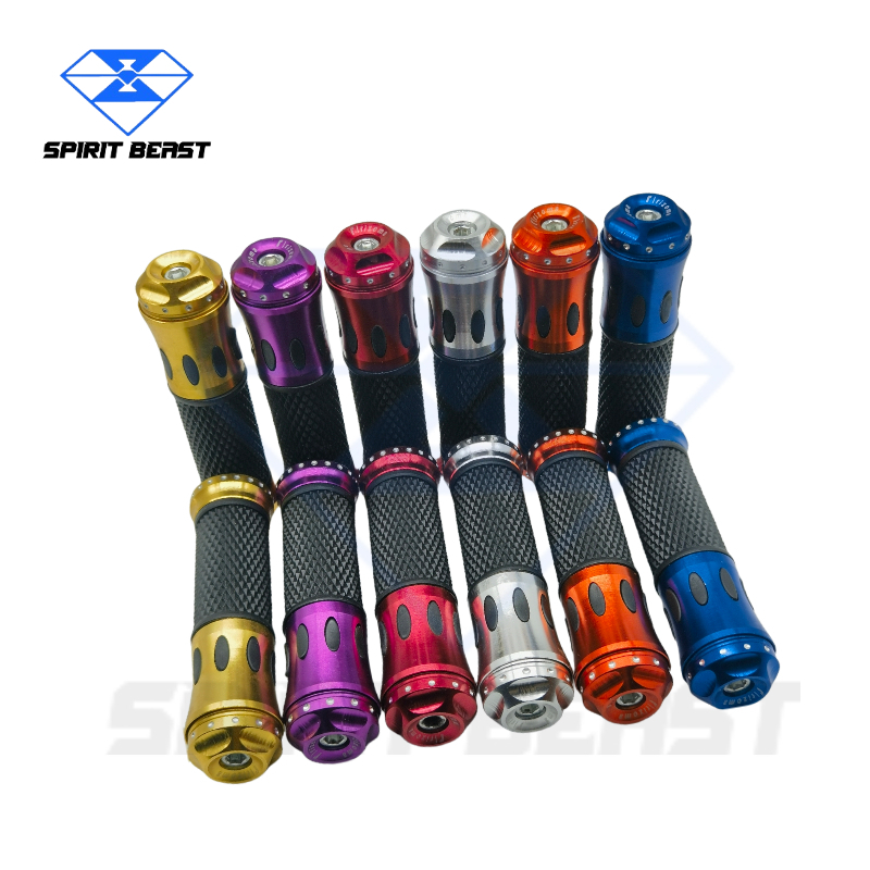 HANDLE GRIP UNIVERSAL MOTOCYCLE GOOD QUALITY/6 COLORS/RED/BLUE/ORANGE ...