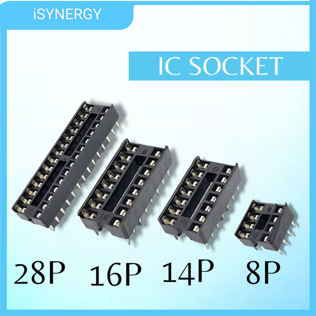 IC SOCKET IC HOLDER IC BED PCB MOUNT 8pins 14pins 16pins 28pins ...