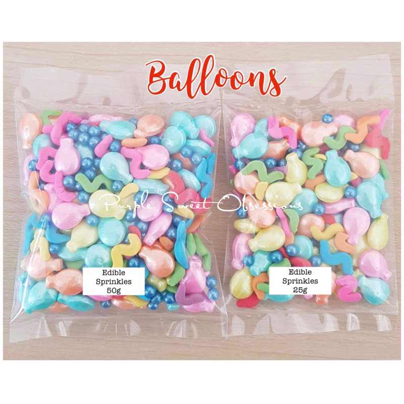 Assorted Edible Candy Sprinkles / Dragees / Flower Sprinkles / Pastel ...