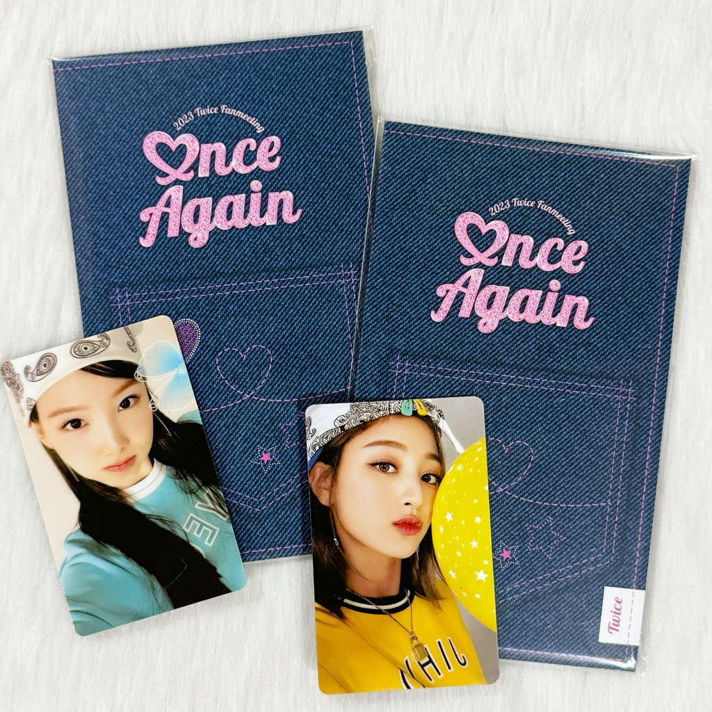 TWICE ONCE Again Fanmeeting MD Special Photocard Ticket Set [ONHAND ...