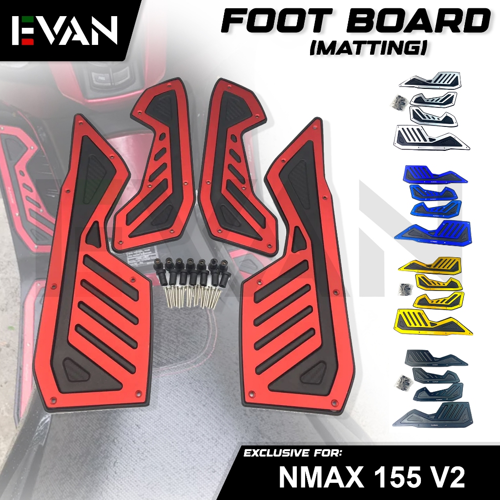 Nmax 155 2020 v2 Footrest Step Board Matting Alloy Quality Made in ...