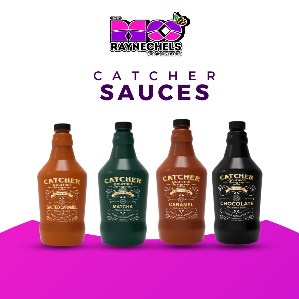 CATCHER SAUCES Caramel, Chocolate ,Hazelnut, Matcha, Salted Caramel ...