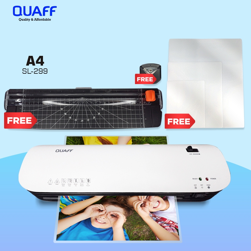 QUAFF 3-in-1 A4 Laminating machine （max laminate 125mic）SL-299 | Shopee ...