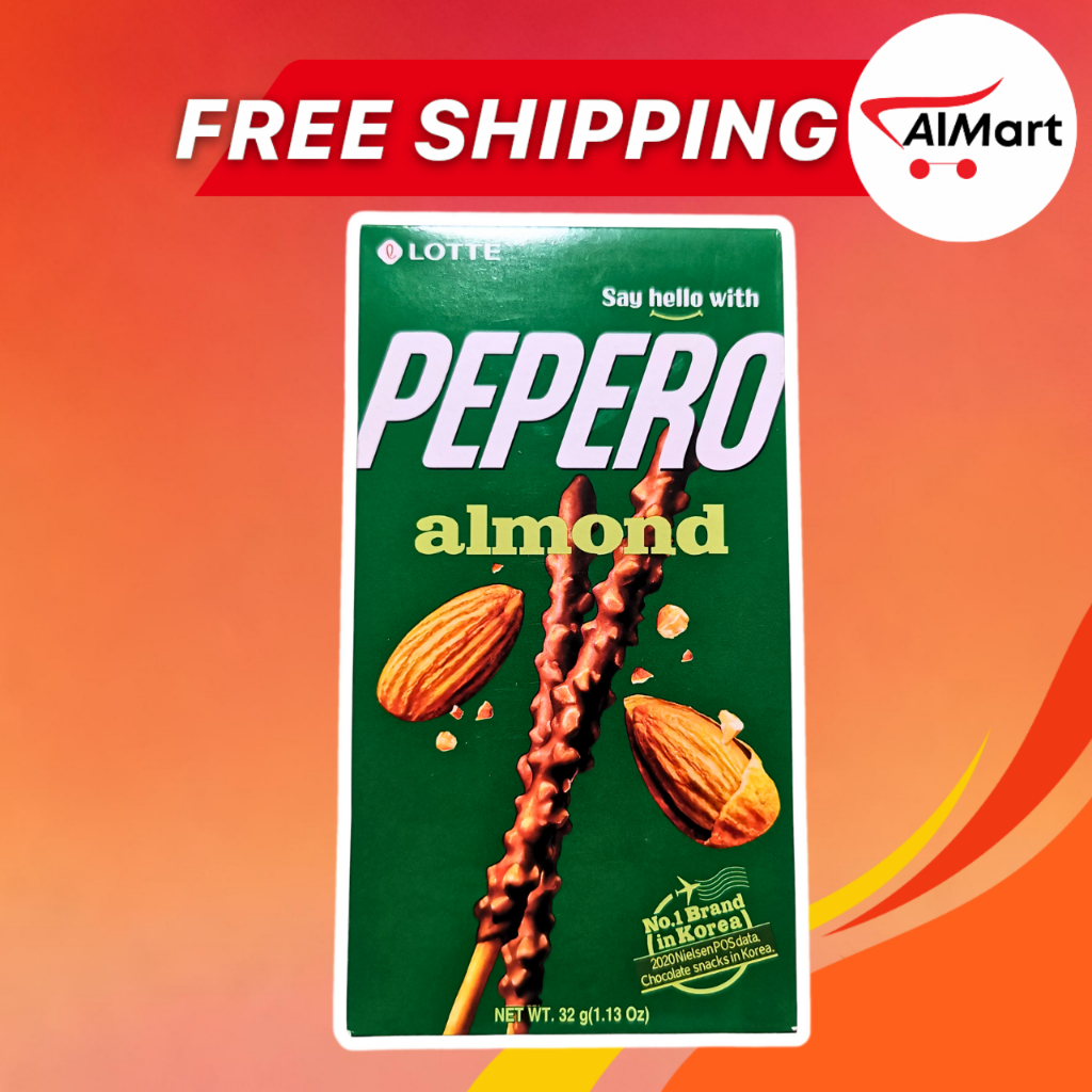 PEPERO ALMOND (32 GRAMS) | Shopee Philippines