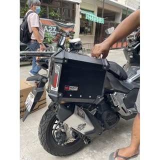 SEC Side Pannier Plastic Kryptonite and Alloy Side Box pair with ...
