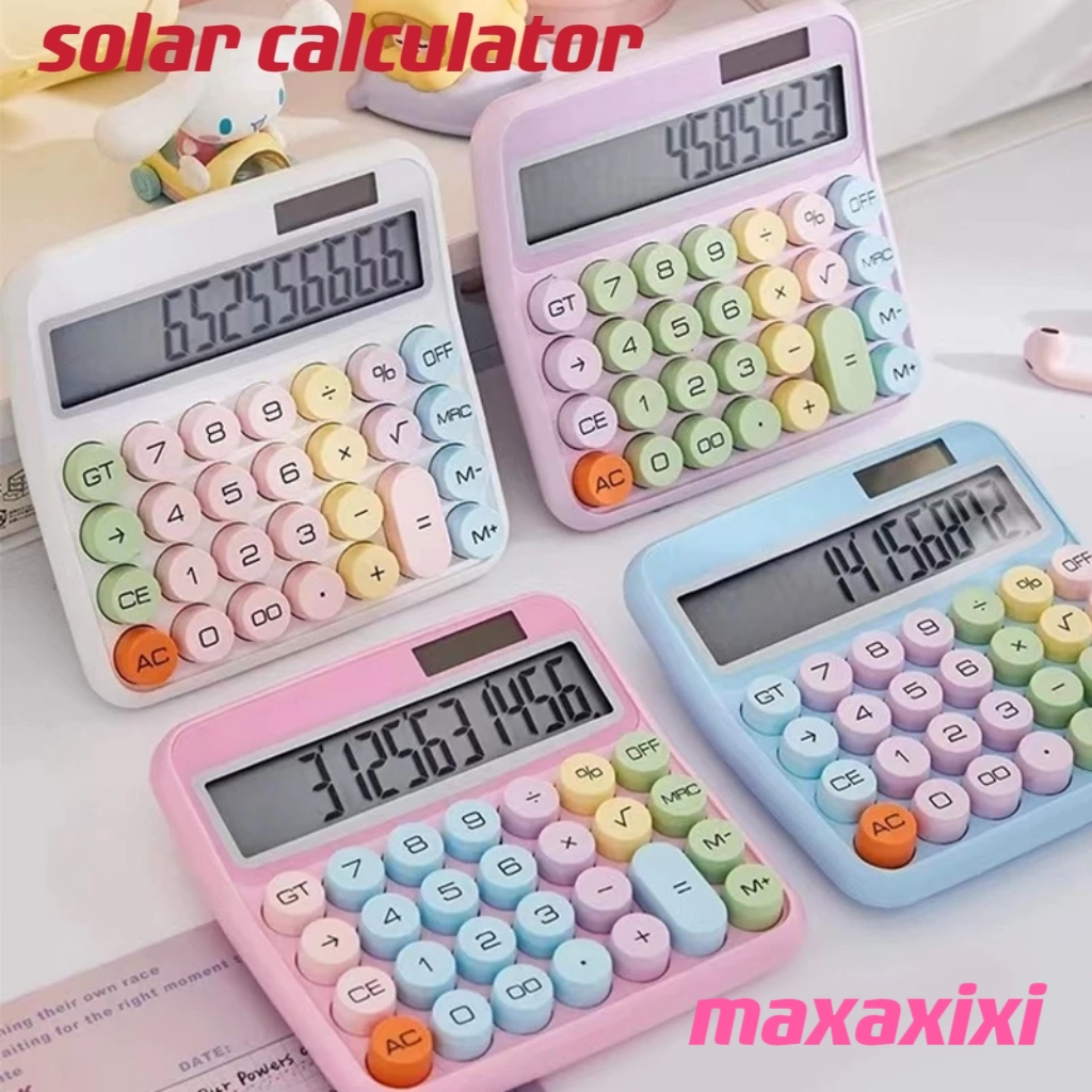 12 Digit Calculator Dopamine Color Calculator Mechanical Keyboard ...