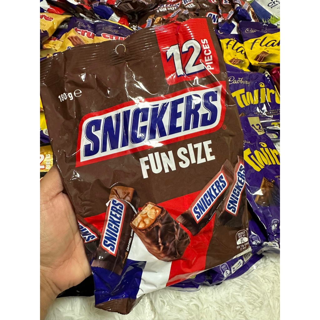 Snickers funsize 12 mini chocolate bars | Shopee Philippines