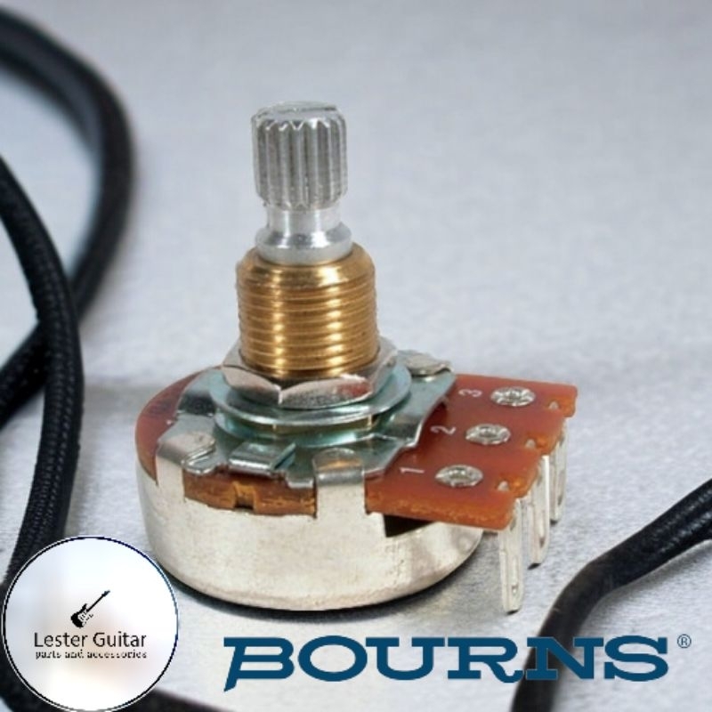 BOURNS A250K Potentiometer 3/8 Tall Bushing US Size 18 Spline Split ...
