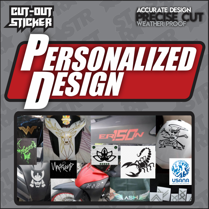 Personalized Design Sticker Cut-out Waterproof | Shopee Philippines