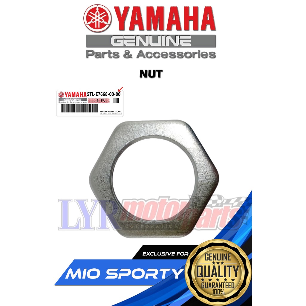 YAMAHA GENUINE NUT TORQUE DRIVE FOR MIO 115 SPORTY ( 5TL-E7668-00-00 ...