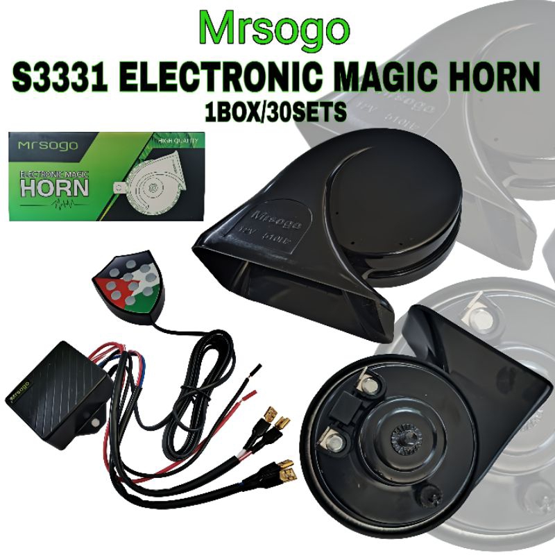 MRSOGO ELECTRONIC MAGIC HORN WITH BALLAST AND SWITCH | Shopee Philippines