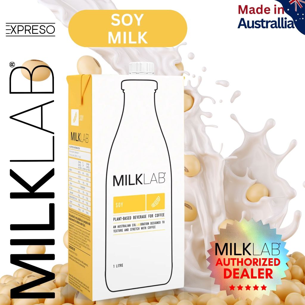 MilkLab Soy Milk 1 Liter (Plant Base Milk) - Made for coffee with a ...