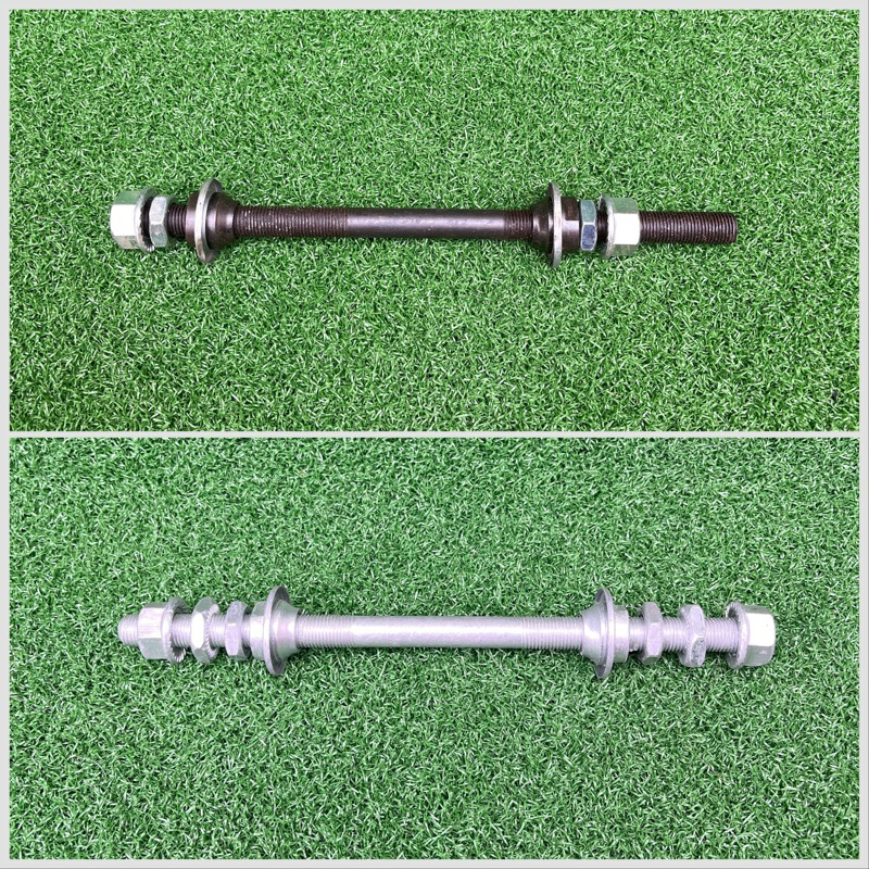 Bicycle Solid Rear Axle UCP and BlackCone | Shopee Philippines
