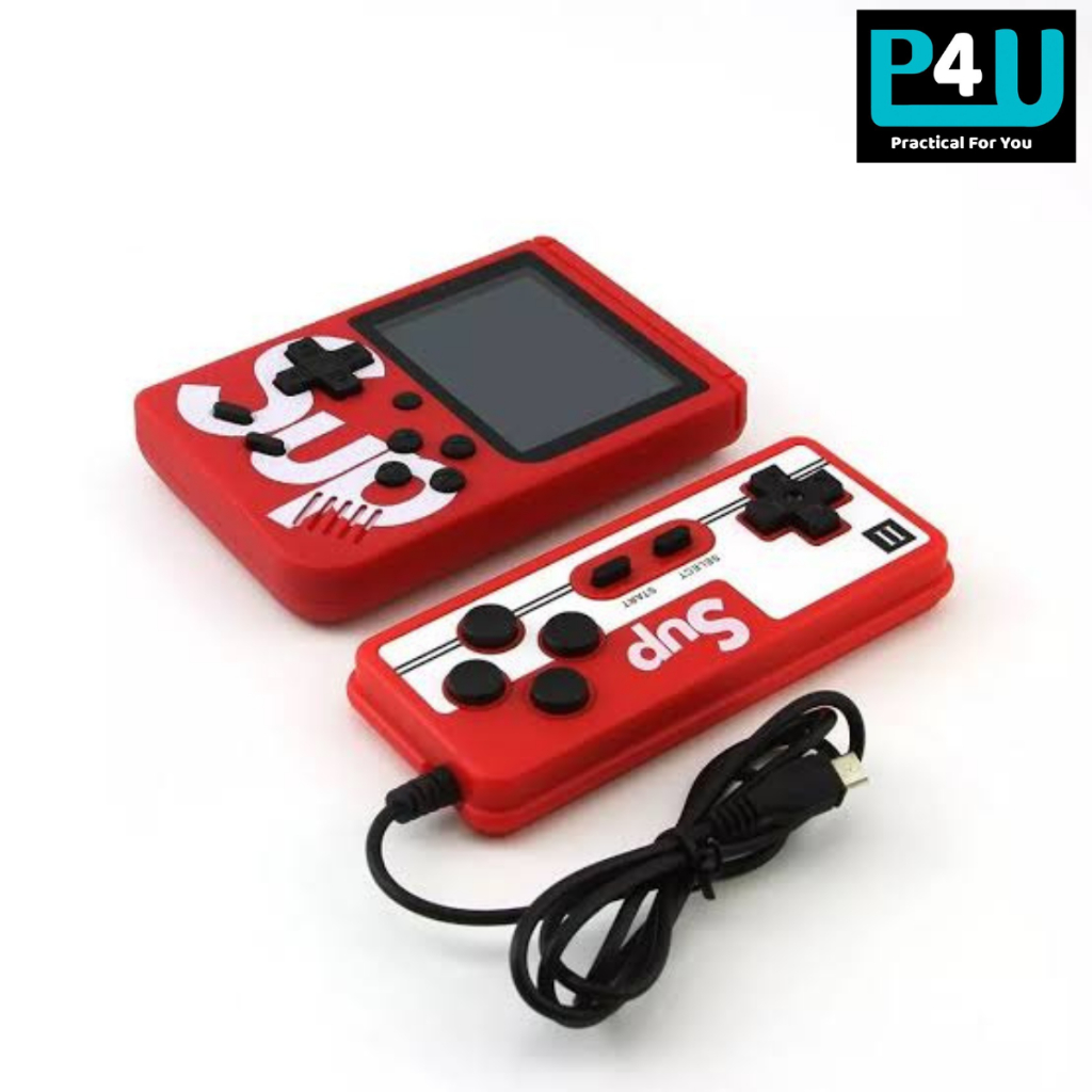 Two Player Portable Retro Mini Games Reachargable Gamebox Built in 400 ...