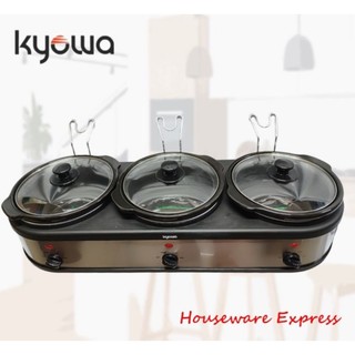 Kyowa KW-2832 Slow Cooker 3x2.5L capacity KW2832 (Houseware Express ...