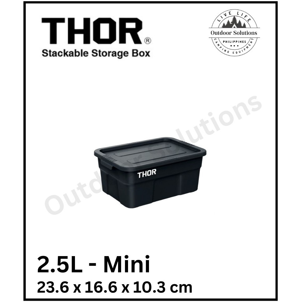 2.5L Mini THOR Heavy Duty Stackable Storage Box | Shopee Philippines