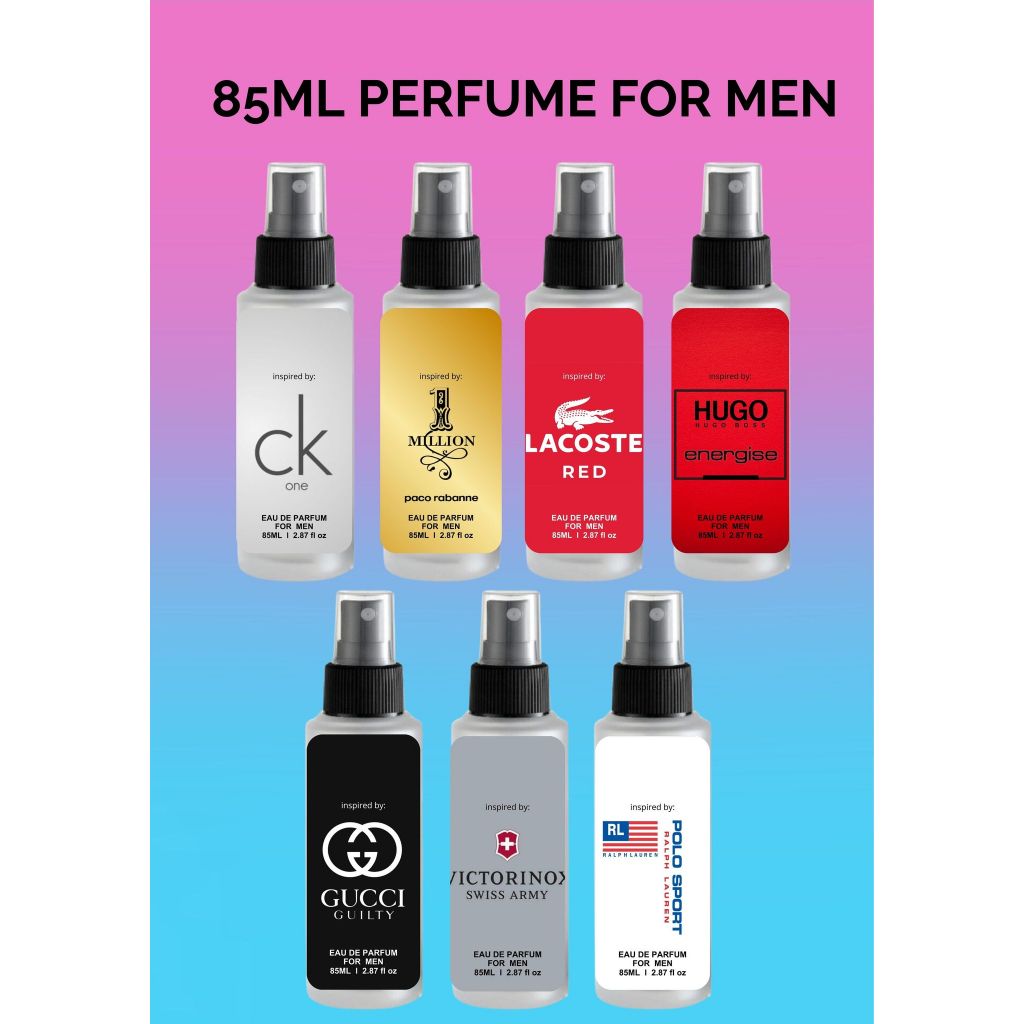 85ml Inspired Eau De Parfum for MEN | Shopee Philippines