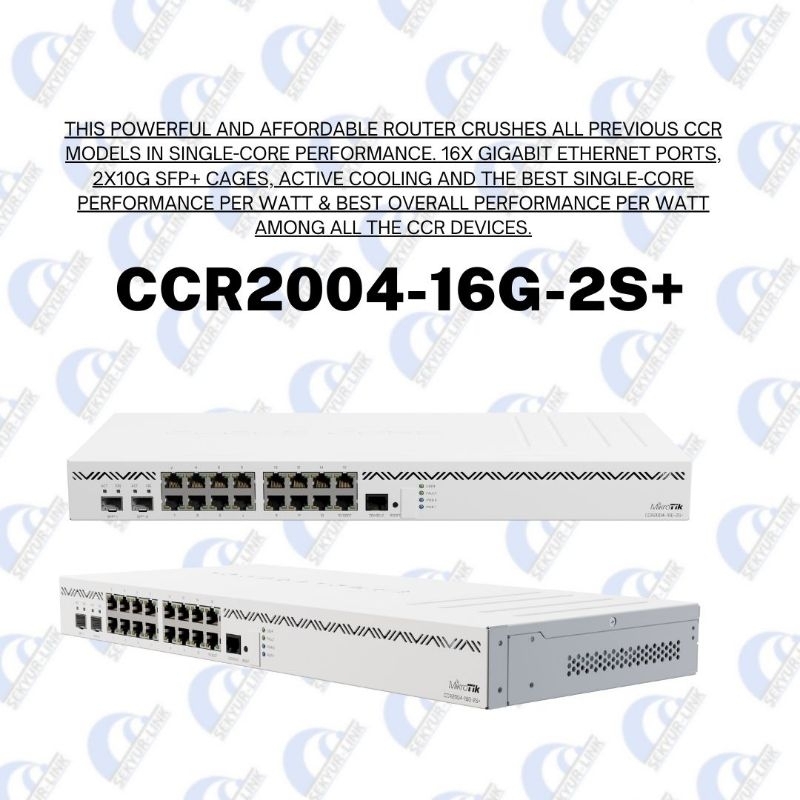 MIKROTIK CCR2004-16G-2S+ | Shopee Philippines