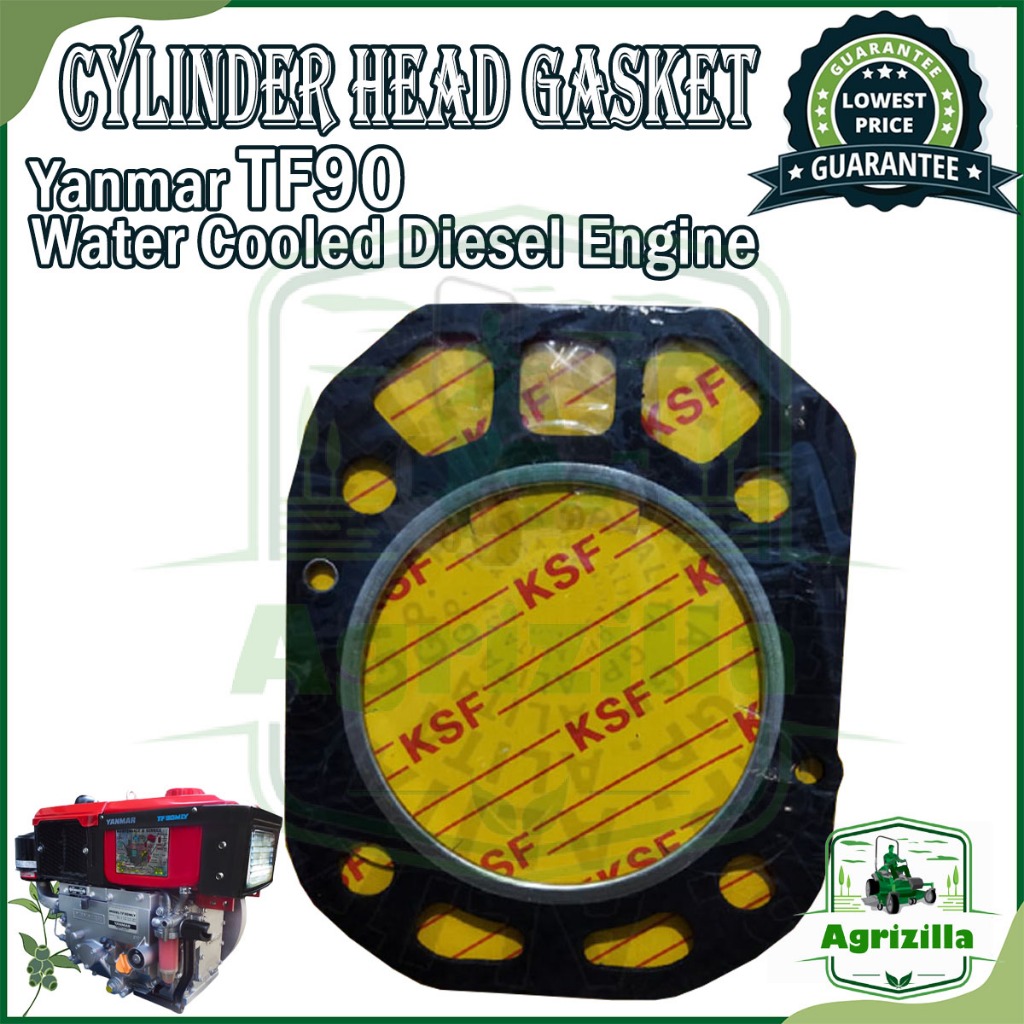 Cylinder Head Gasket Yanmar TF80 TF90 TF75 TF85 NF75 NF80 NF85 Water ...