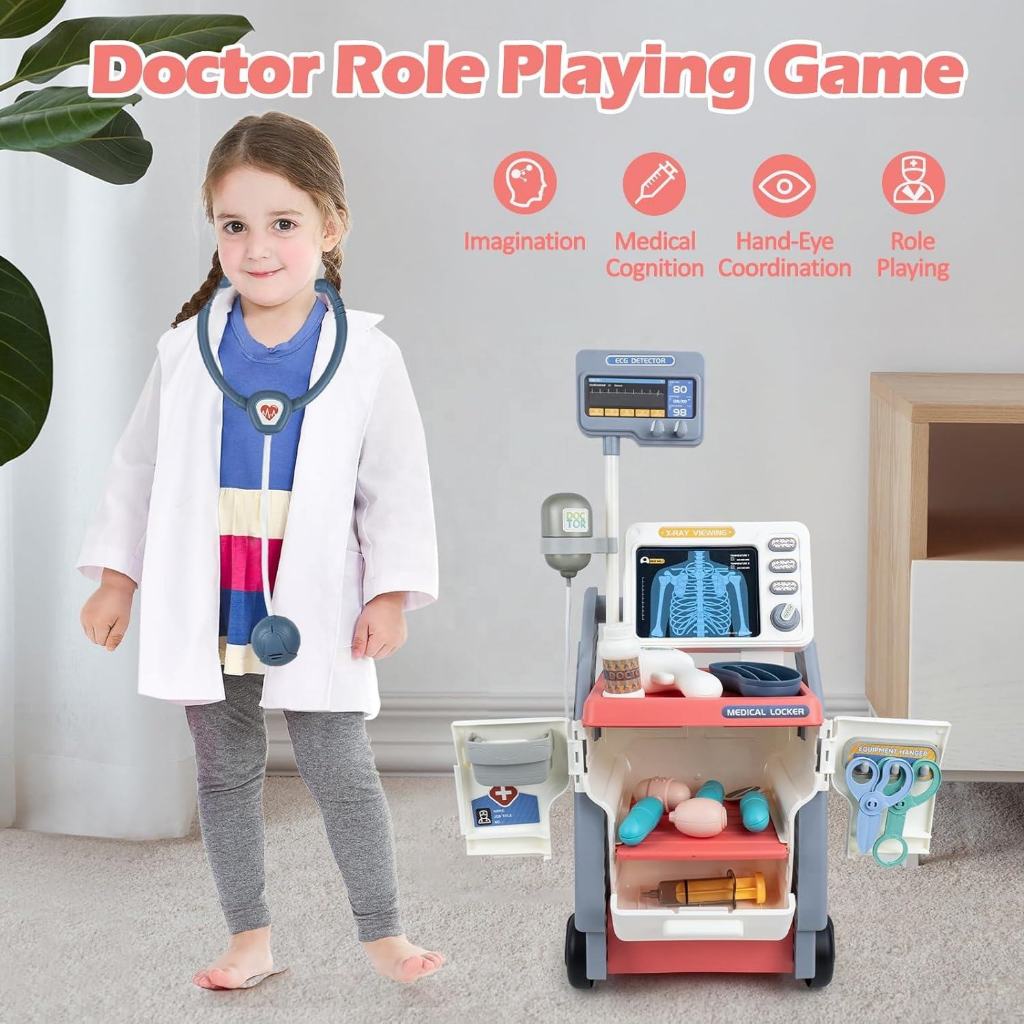 Medical Doctor Trolley Playset Toy | Shopee Philippines