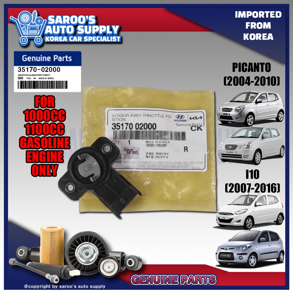 Throttle Position Sensor /TPS Sensor For Picanto , i10 , [Genuine Parts ...