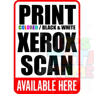 Shop xerox print scan signage for Sale on Shopee Philippines