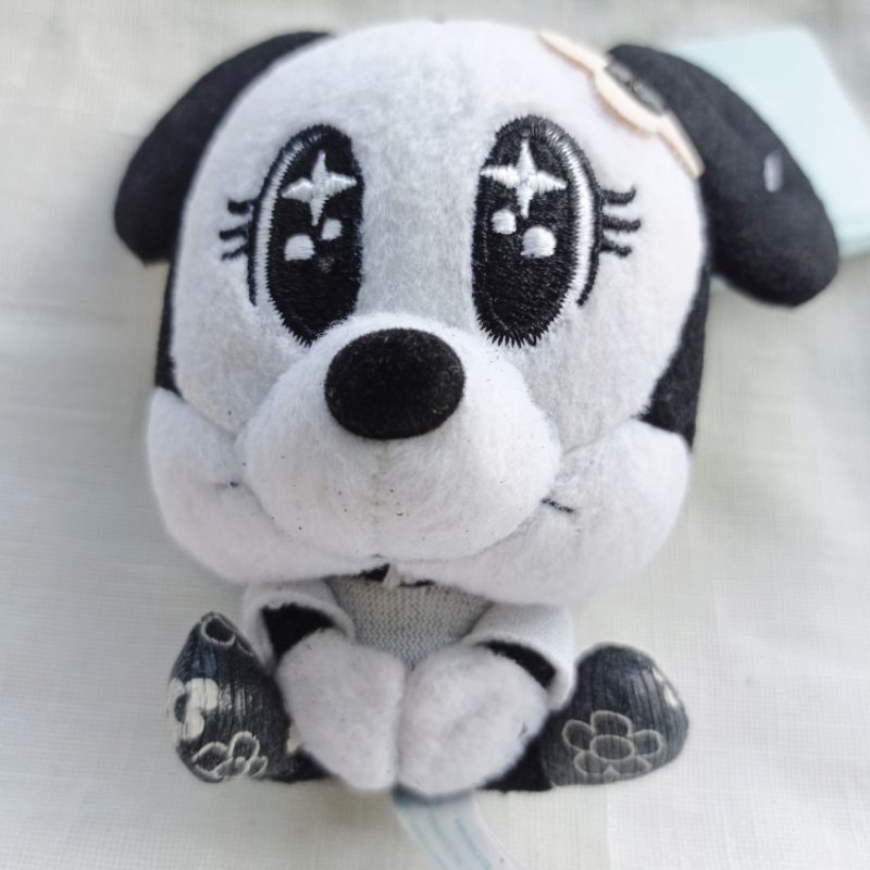 minnie black and white charm mini plush | Shopee Philippines