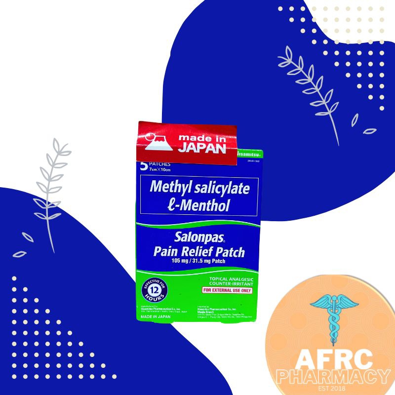 Salopas Pain Relief 5 Patches | Shopee Philippines