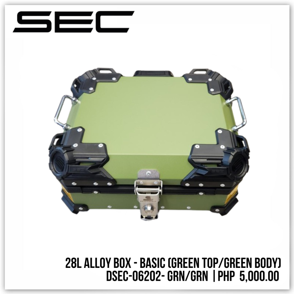 Sec Topbox 28 Liters Top Box for Motorcycle Alloy Box - Basic (DSEC ...