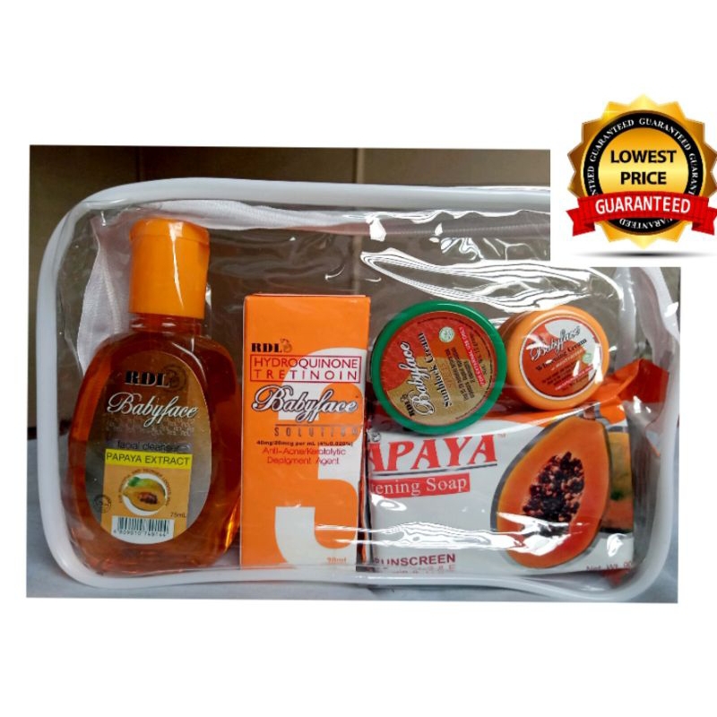 RDL PAPAYA SET W/O POUCH SAVE UP TO 20 PESOS | Shopee Philippines