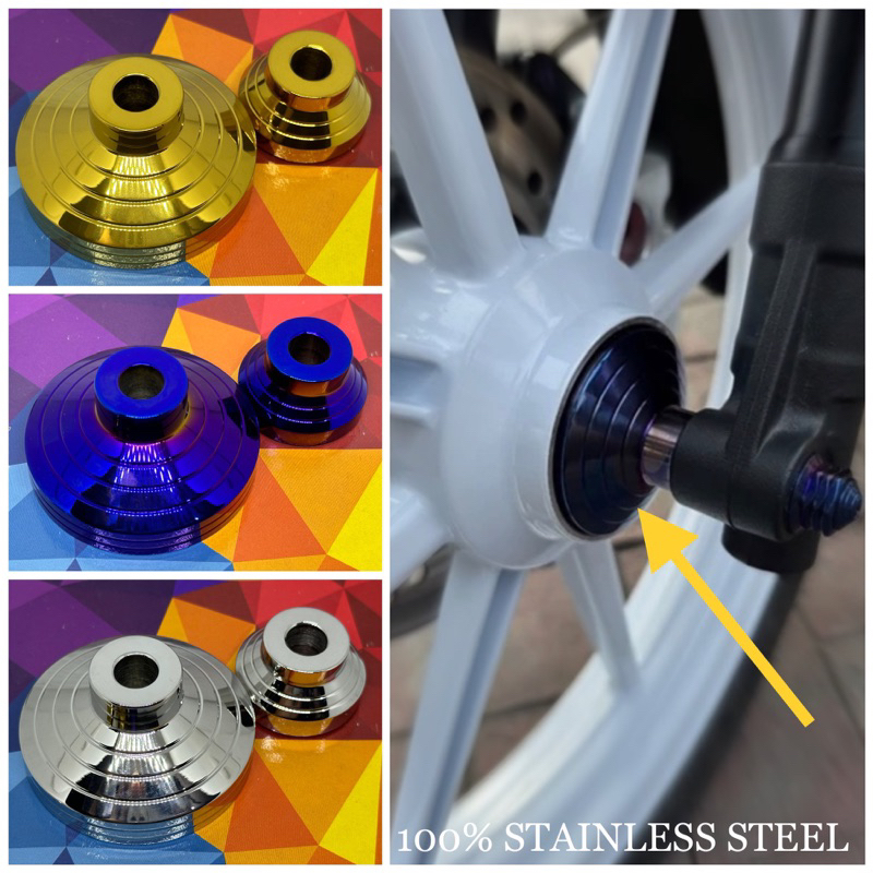 Heng Stainless Hub and Mile for Mio Sporty | Mio i125 | MSI 125 (SOLD ...