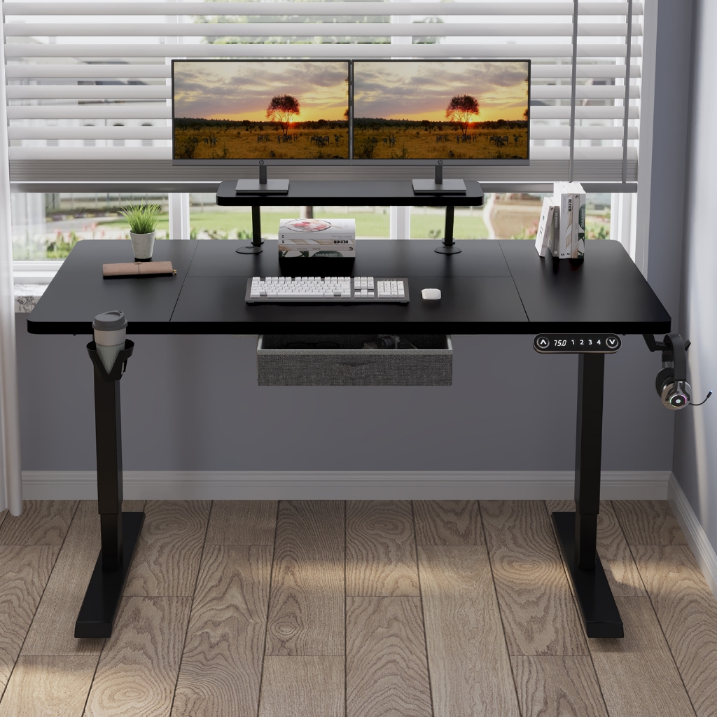 Mxtark 55 inches Electric Standing Desk Adjustable Height Memory ...