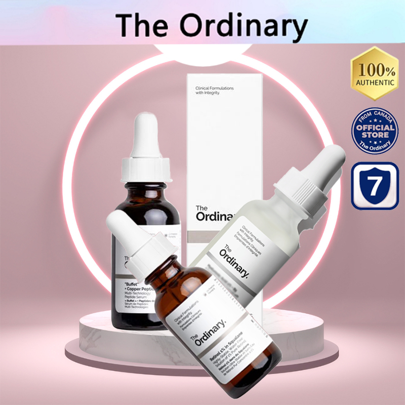 The Ordinary Anti-Aging Set Hyaluronic Acid Retinol 1% Buffet+Copper ...