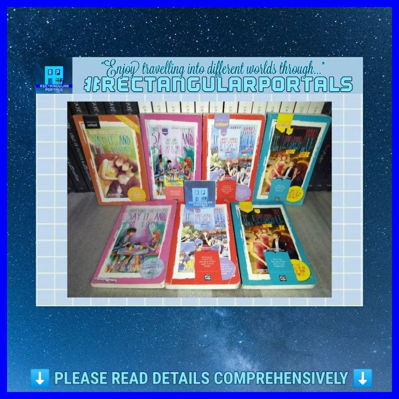 THREE WORDS, EIGHT LETTERS BOOKSET BY GIRLINLOVE | Shopee Philippines