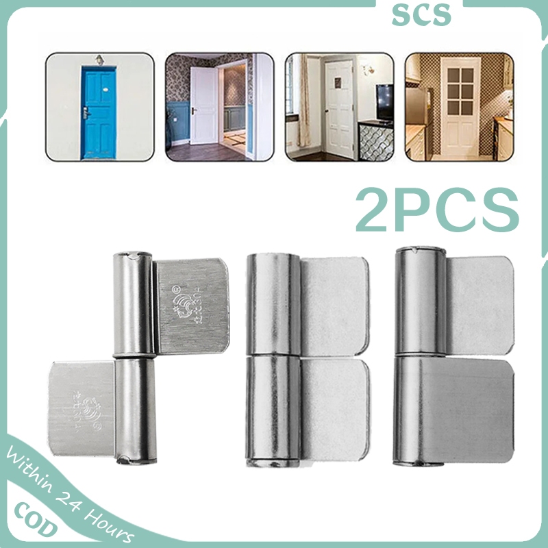 2pcs 304 Stainless Steel Wing Hinges removable hinge | Shopee Philippines