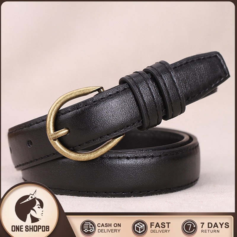 Casual Fashion Leather Belts for Jeans Dresses Womens Men Belt ...