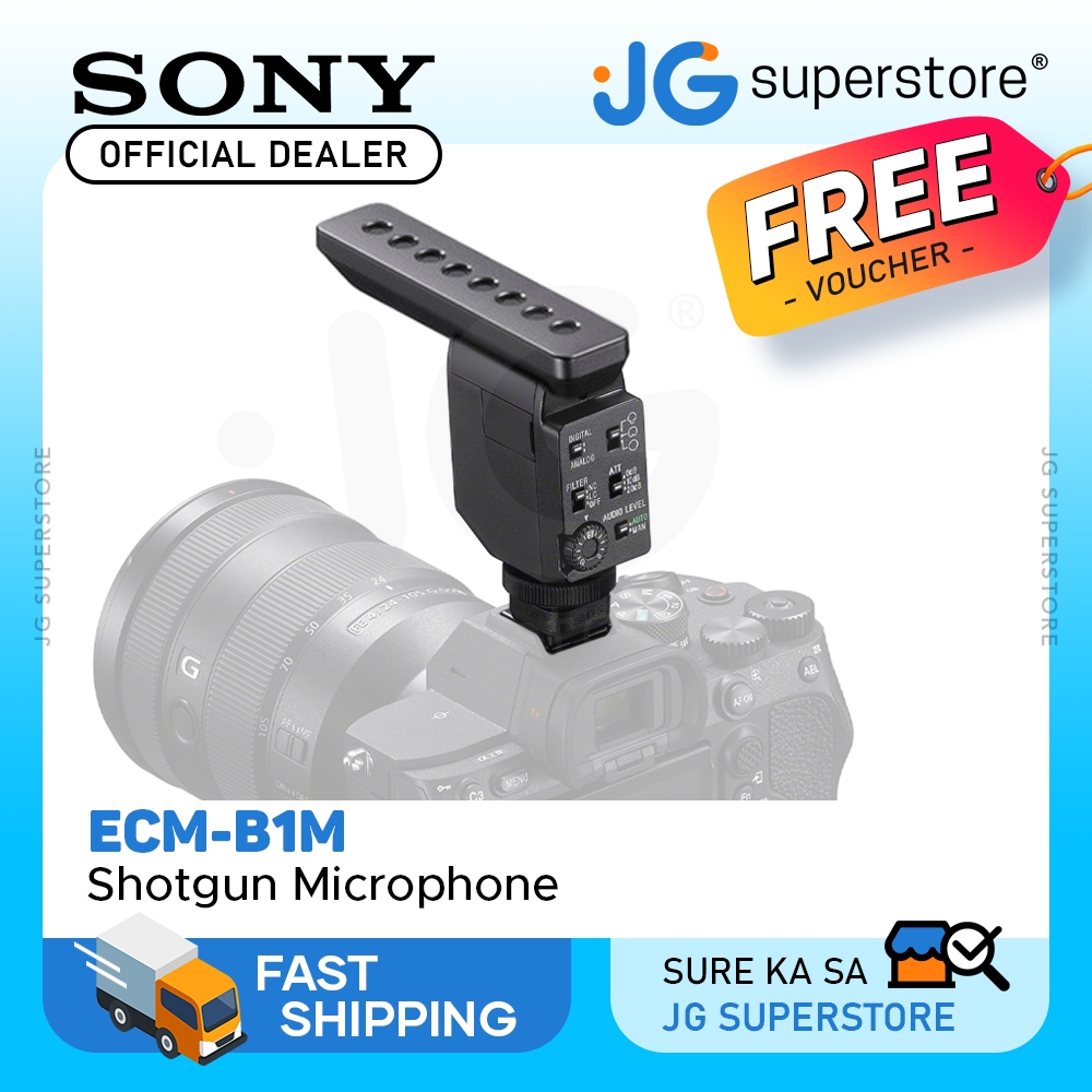 Sony ECM-B1M Camera Mount Digital Shotgun Microphone for Camera ...