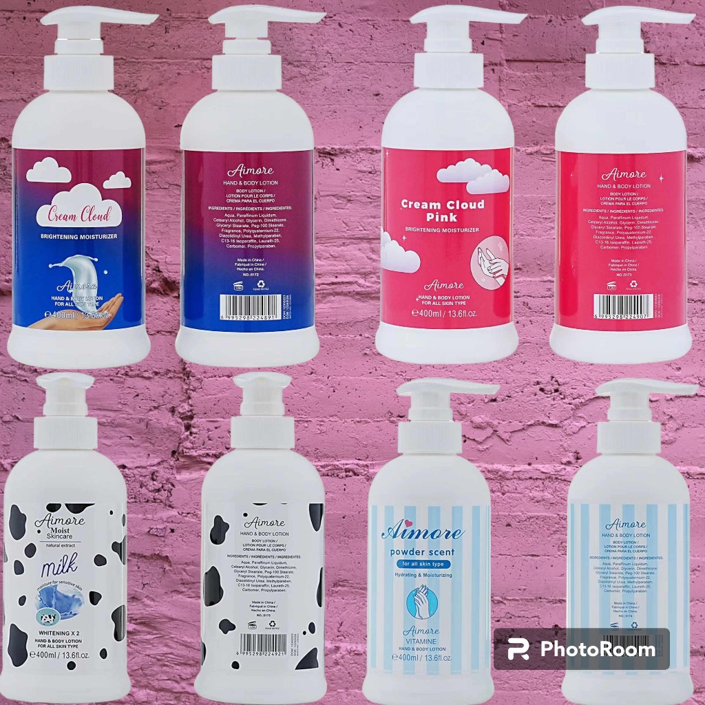 AIMORE cream cloud hand and body lotion 400ml | Shopee Philippines