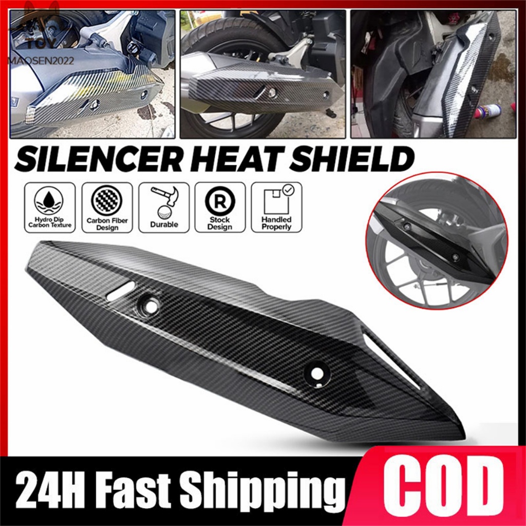 Honda Click 125i/150i V2 Muffler Cover Heat Guard FOR SPEED MOTO ...