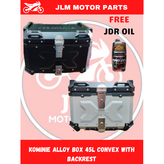 KOMINIE ALLOY BOX 45L CONVEX WITH BACKREST | Shopee Philippines
