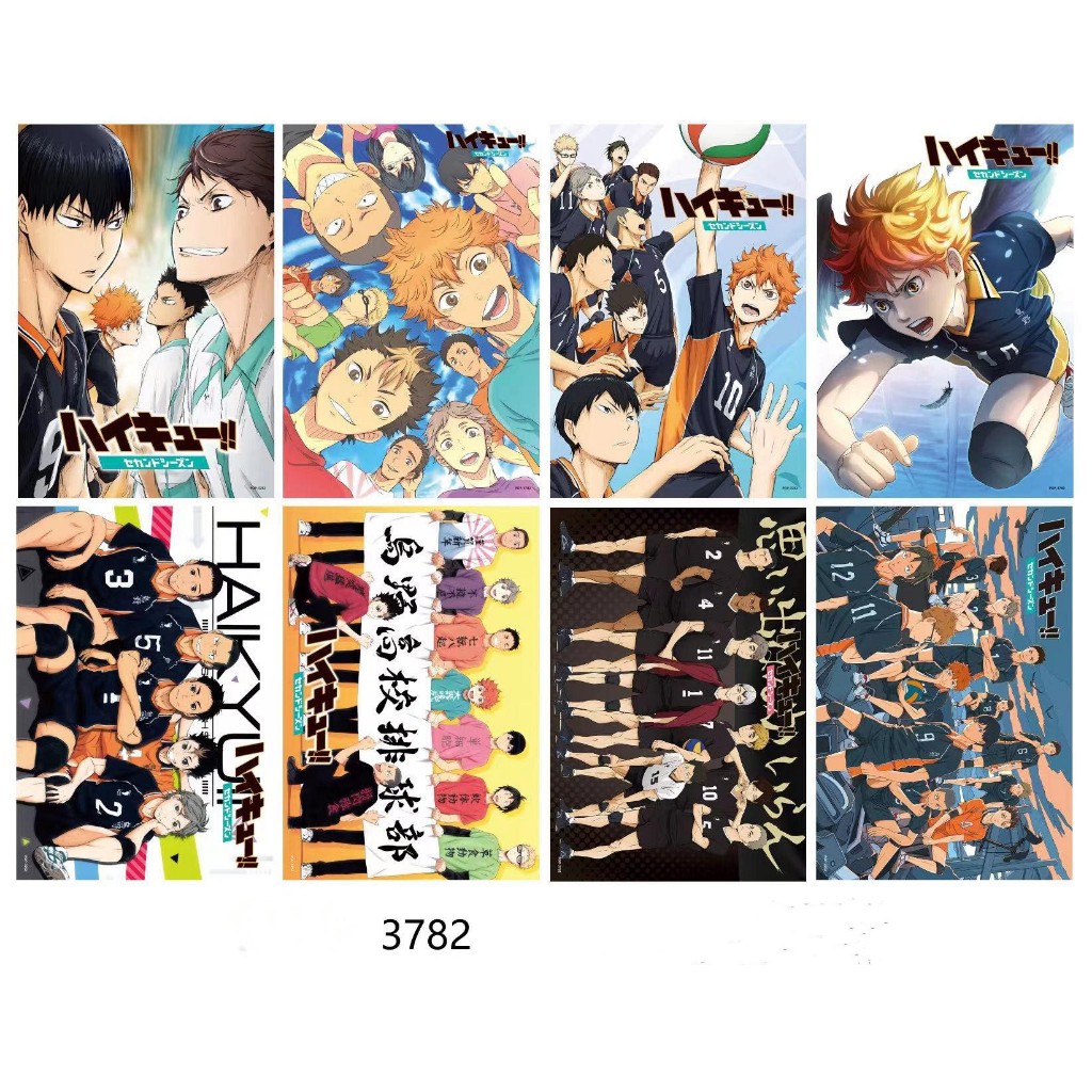 HAIKYUU!! POSTERS 8 PIECES Anime A3 SIZE 29 cm X 42 cm | Shopee Philippines