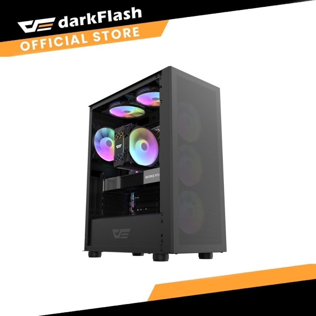 Darkflash DLC29 Full Mesh ATX Case Black | Shopee Philippines