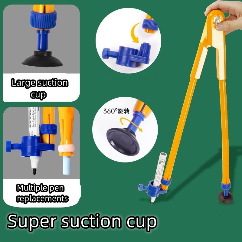 Plastic Compasses Math Teaching Tool Large Practical Geometry Drawing ...