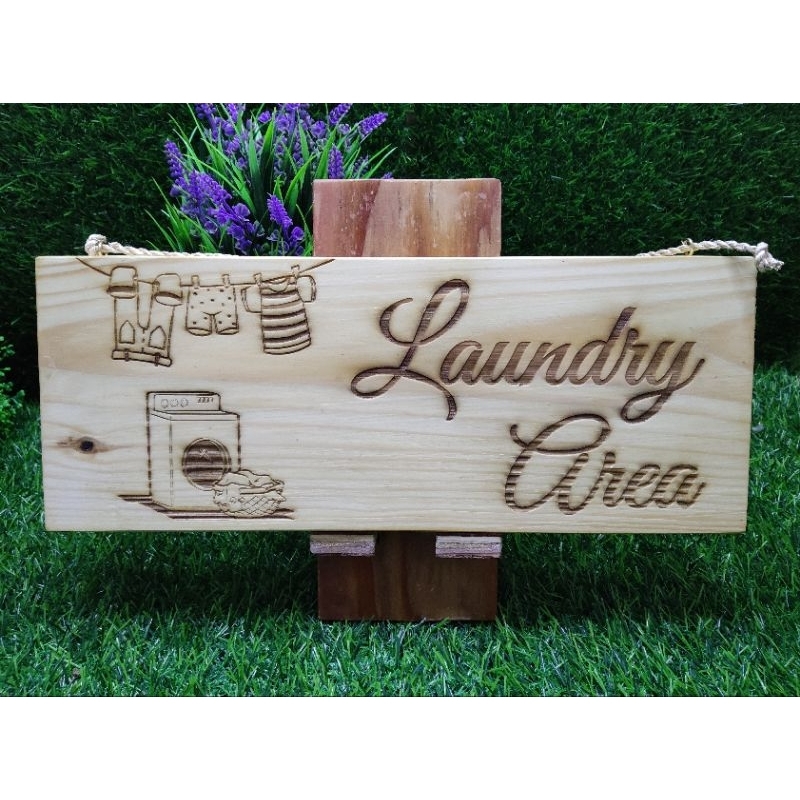 WOODEN WALL DECOR SIGNAGE | PERSONALIZED LASER ENGRAVED | PINEWOOD ...