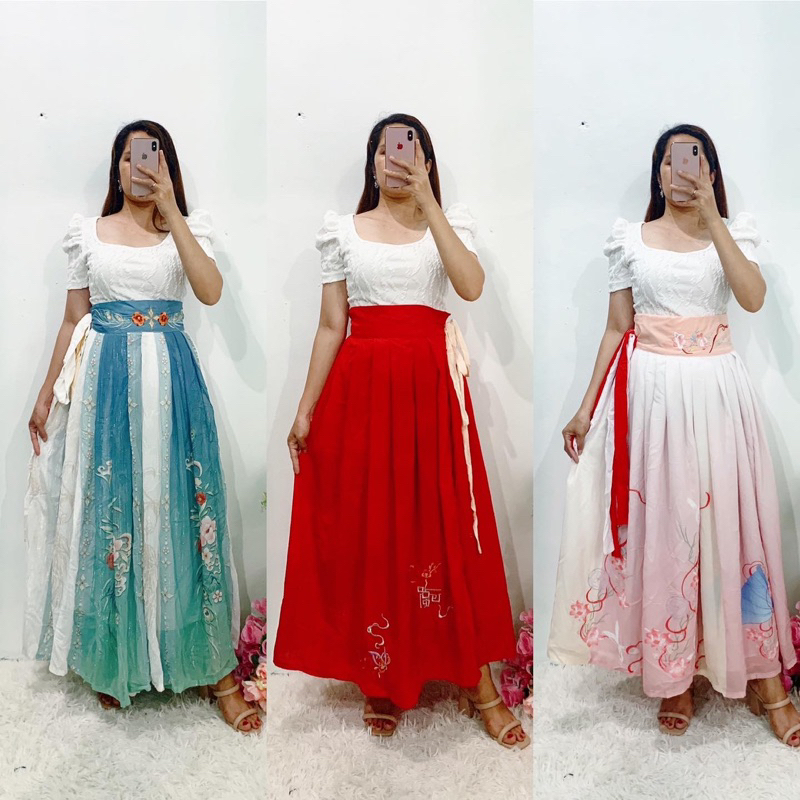 Hanbok Wrapped Korea Skirts-Expensive Skirt- (Preloved) | Shopee ...