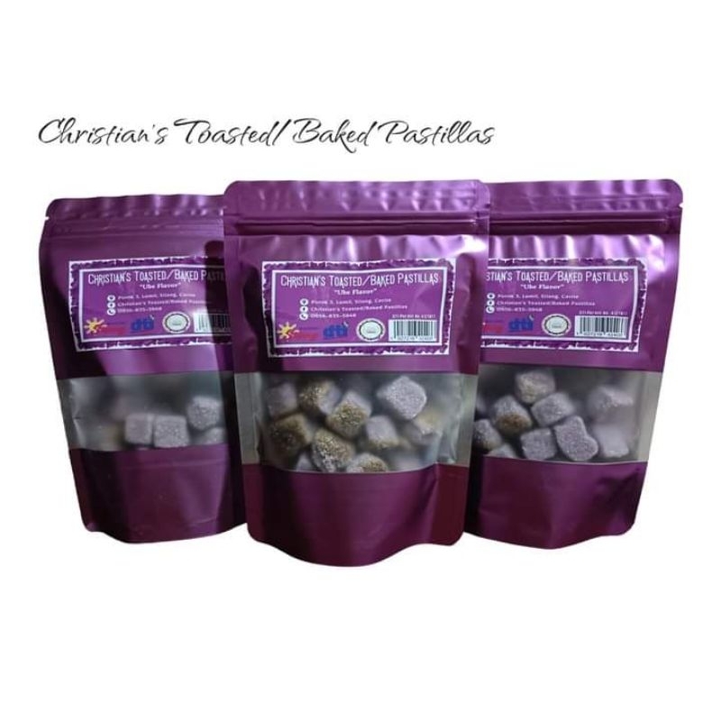 UBE FLAVORED CHRISTIAN'S TOASTED/BAKED PASTILLAS | Shopee Philippines