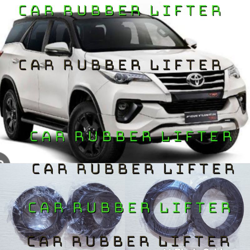 Rubber lifter for Toyota Fortuner heavy duty any model 2pcs in one ...