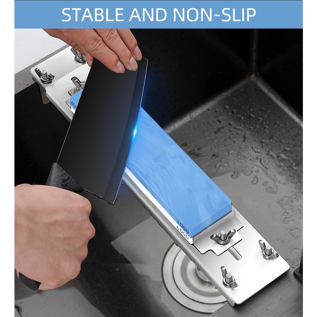 Whetstone Knife Sharpener Water Stone Plate Grinding Stone Base with ...