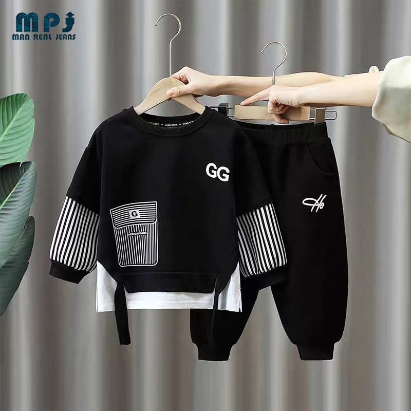 MPJ Boys Suits Tshirts&Pants 2024 New Boys 90CM-160CM Winter Clothes ...